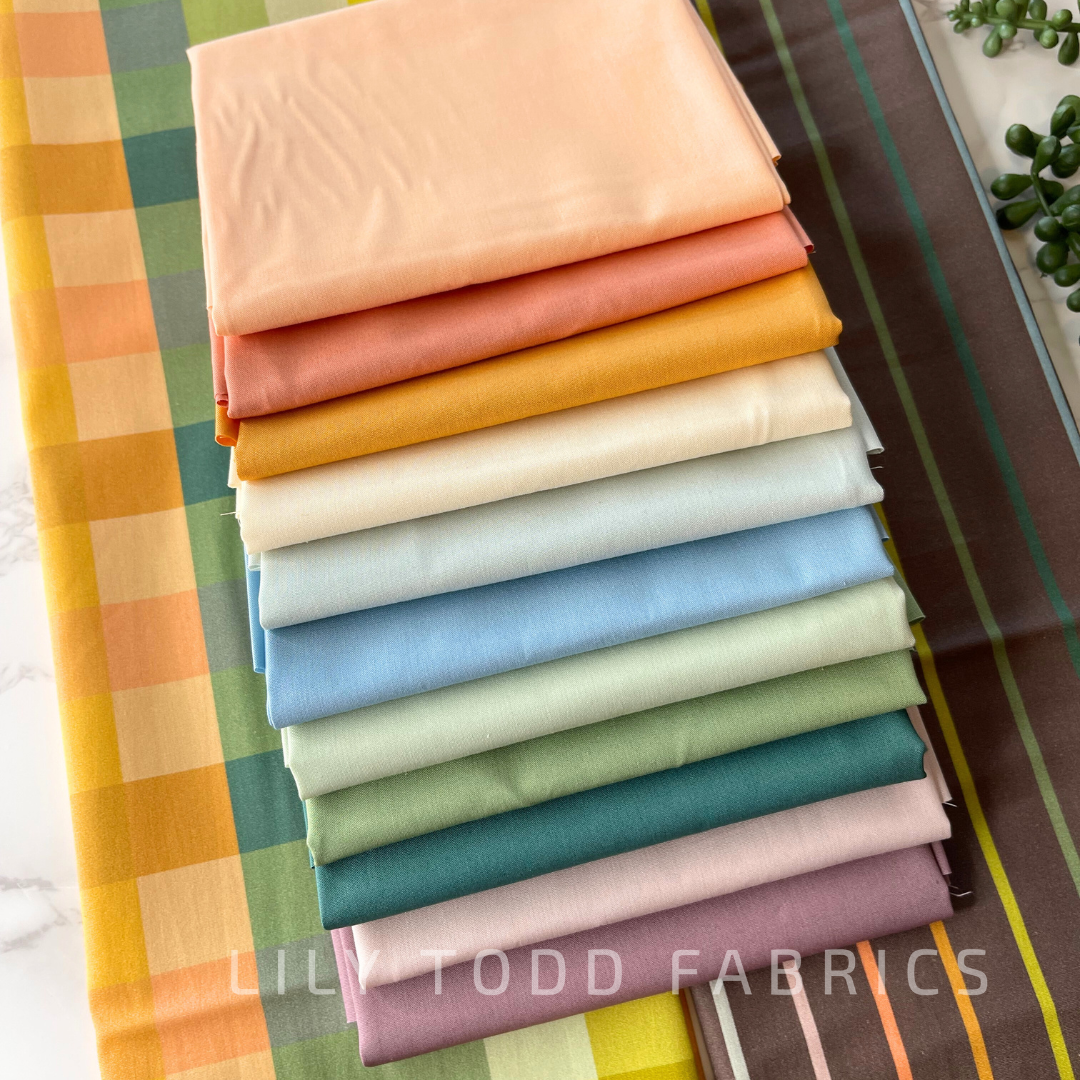 Slow Summer Solids - Curated Bundle – Lily Todd Fabrics LLC
