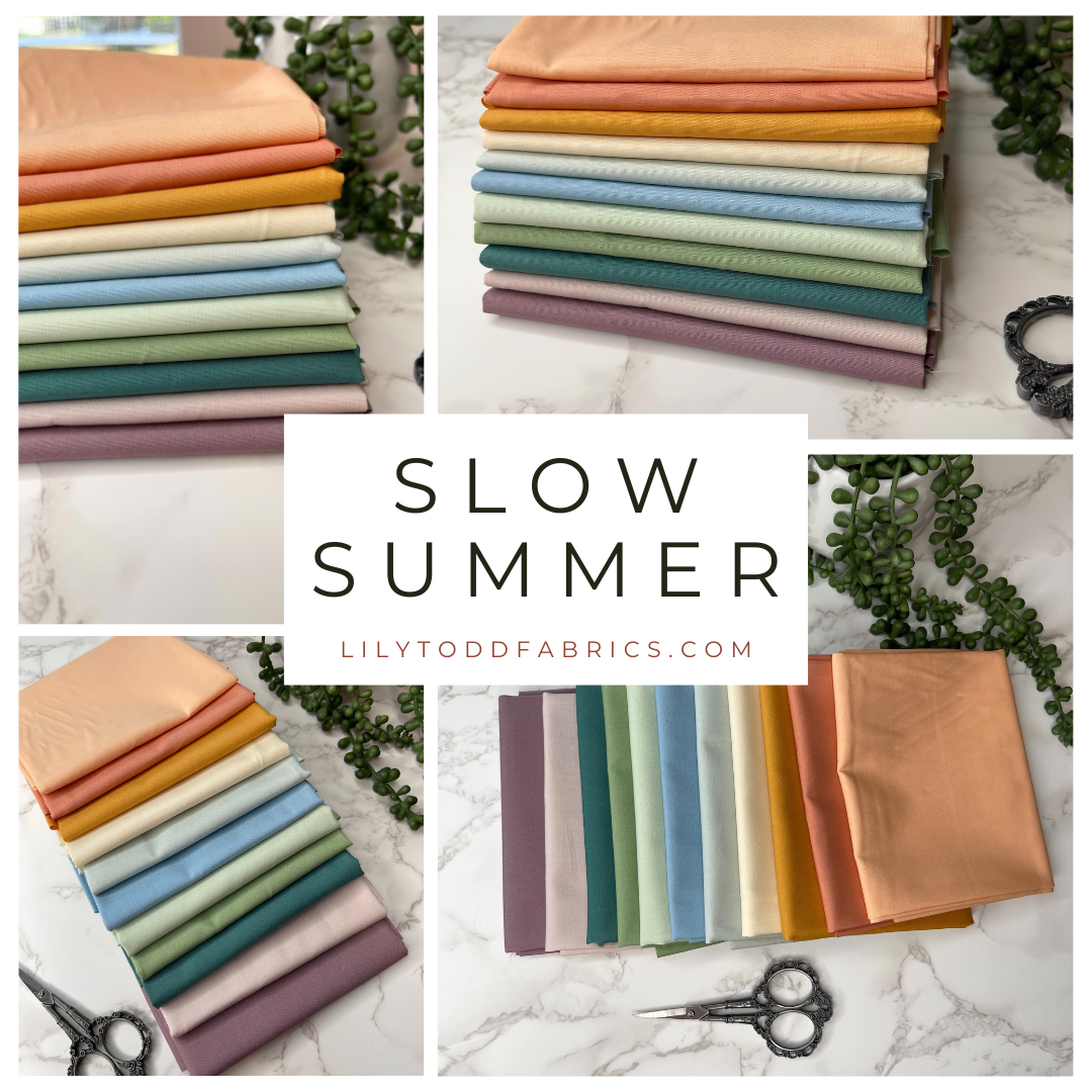 Slow Summer Solids - Curated Bundle – Lily Todd Fabrics LLC