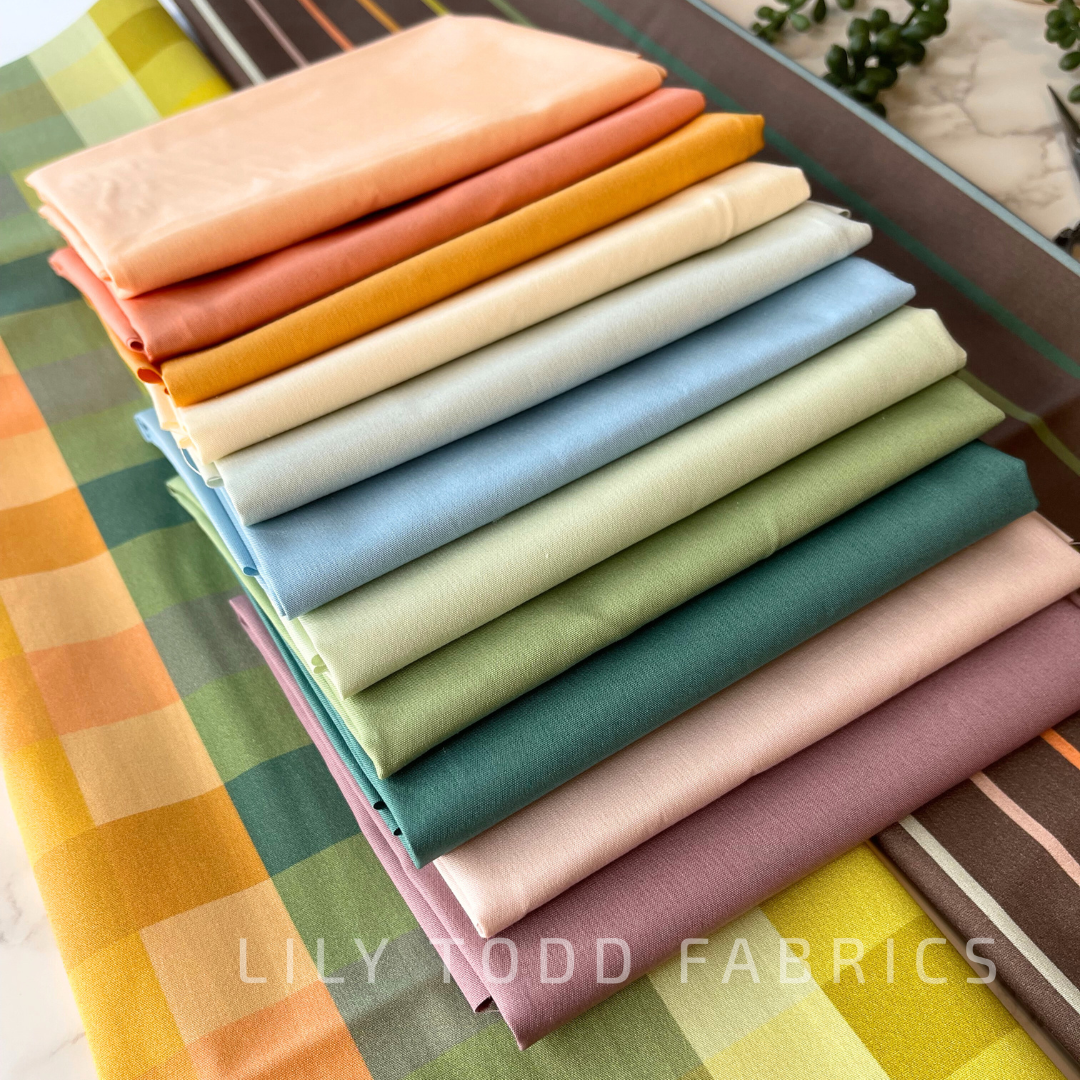 Slow Summer Solids - Curated Bundle – Lily Todd Fabrics LLC