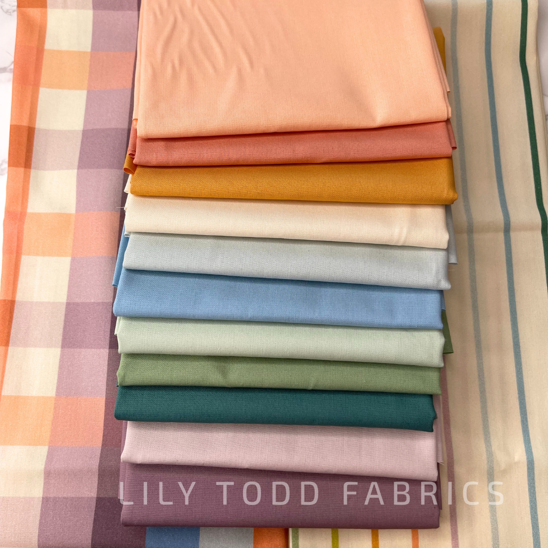 Slow Summer Solids - Curated Bundle – Lily Todd Fabrics LLC