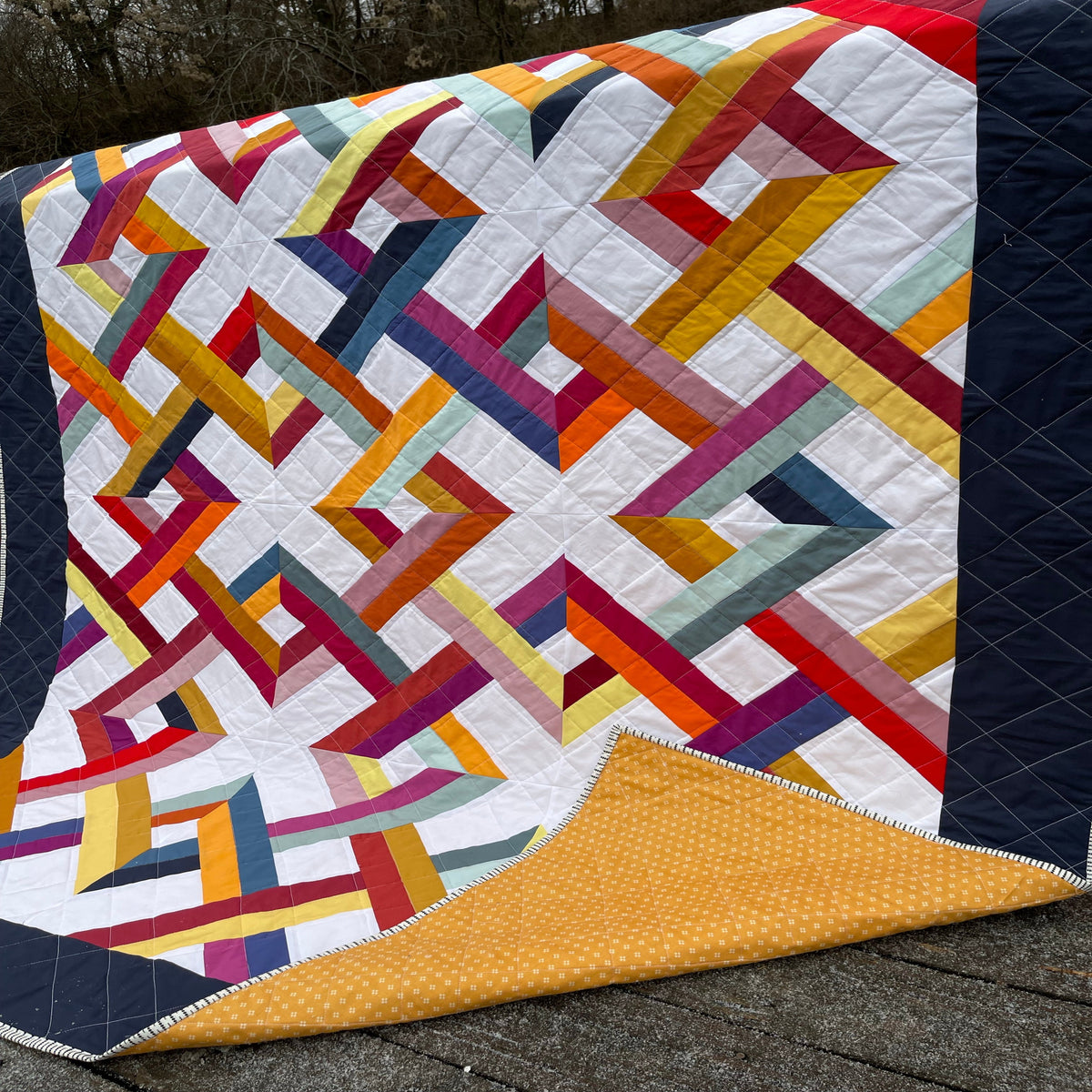Sunset Quilt Kit in Solids – Lily Todd Fabrics LLC