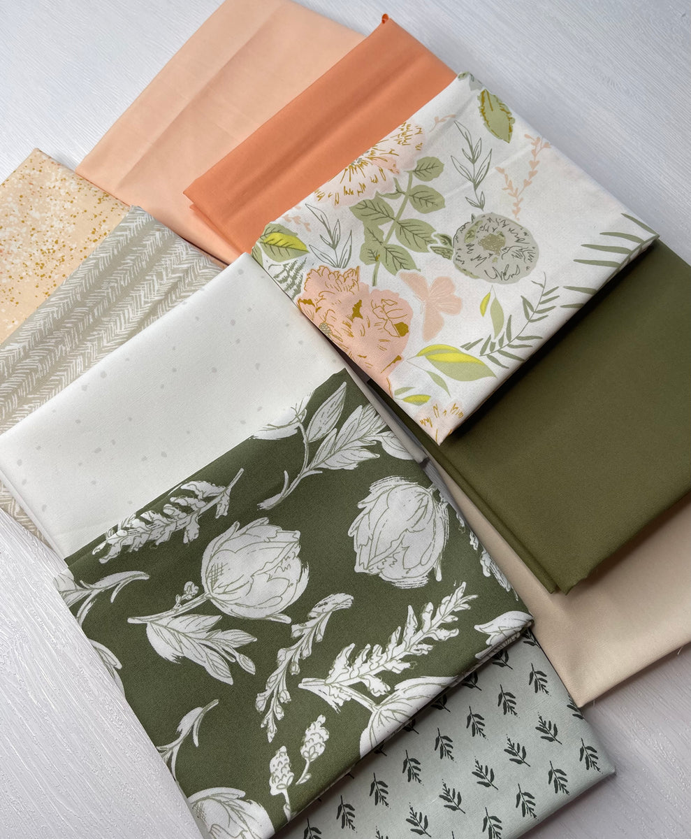 Peaches and Greens Bundle – Lily Todd Fabrics LLC